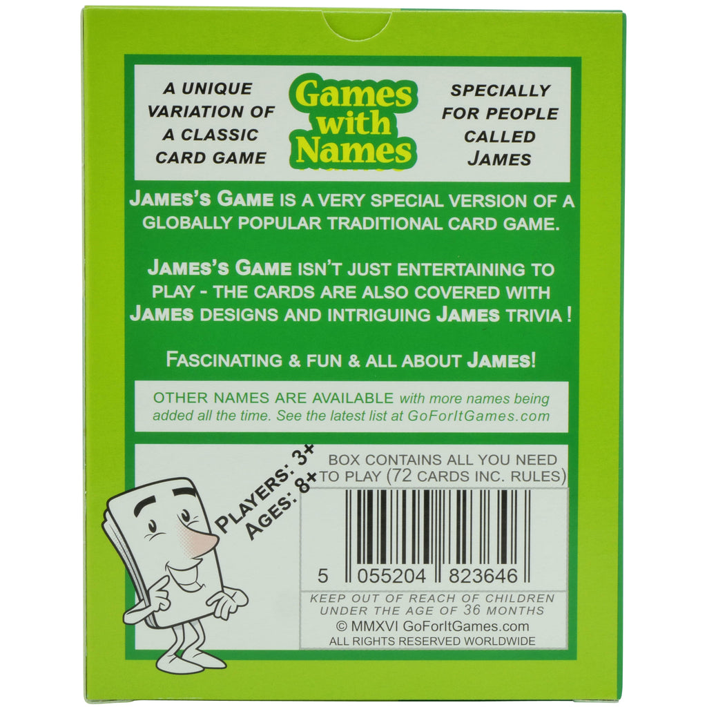James's Game - GoForItGames-USA
