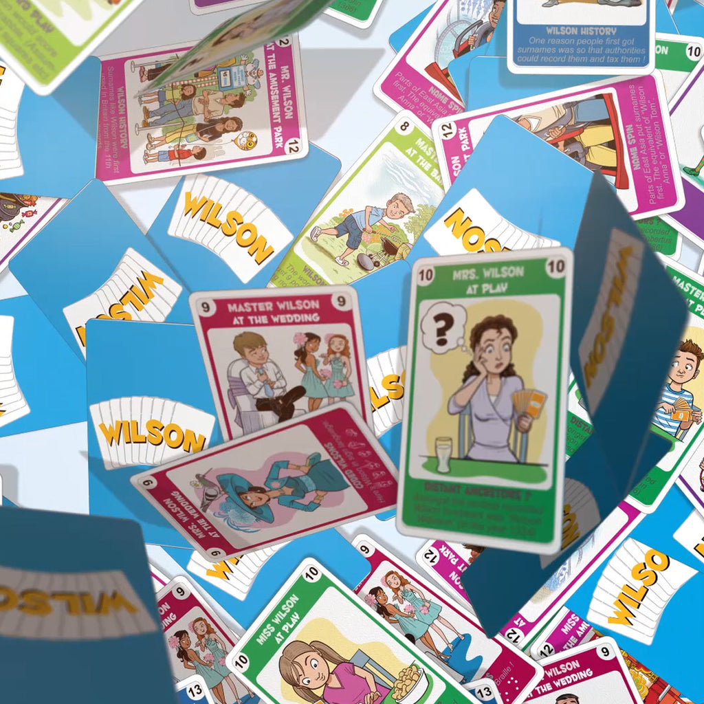 The Wilson Family Card Game - GoForItGames-USA